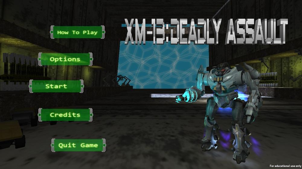 XM-13: Deadly Assault | 2014 Entry | Independent Games Festival